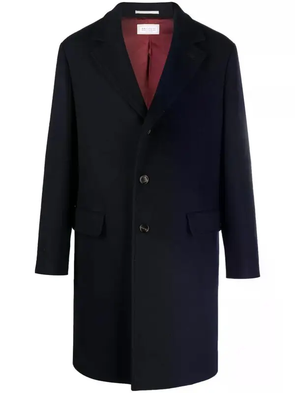 Brunello Cucinelli Single-breasted Wool-cashmere Coat