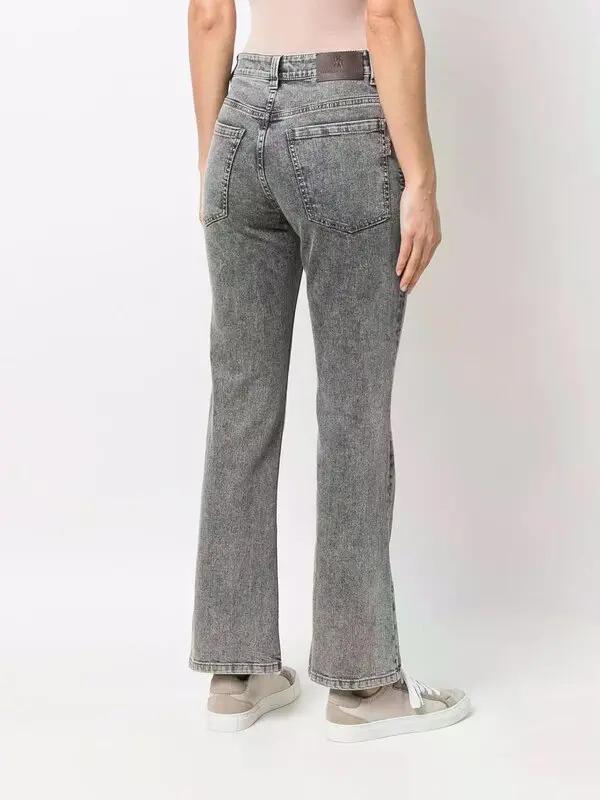 Brunello Cucinelli Mid-rise Flared Jeans