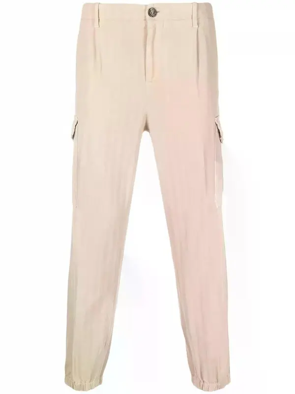 Brunello Cucinelli Tapered Cotton Trousers