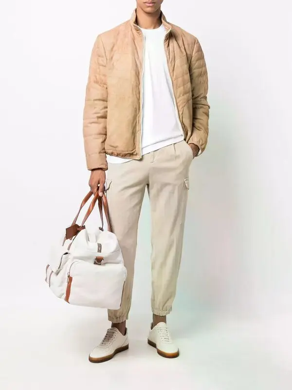 Brunello Cucinelli Tapered Cotton Trousers