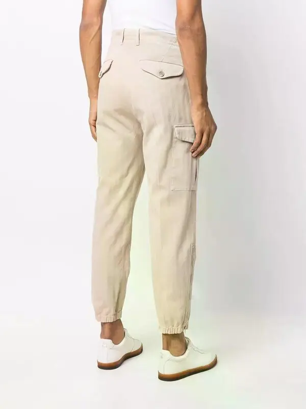 Brunello Cucinelli Tapered Cotton Trousers