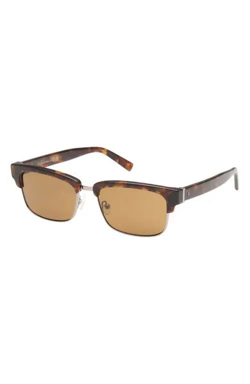 Abercrombie 55mm Square Sunglasses - Dark Havana/brown Lens