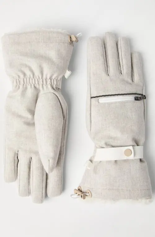 Brunello Cucinelli Mountain Gloves - Grey