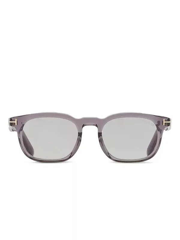 TOM FORD T-shaped Hinge Detail Square-frame Sunglasses - Grey
