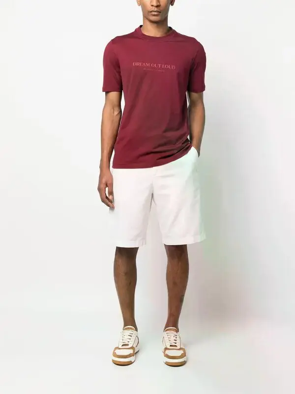 Brunello Cucinelli Slogan-print Cotton T-shirt