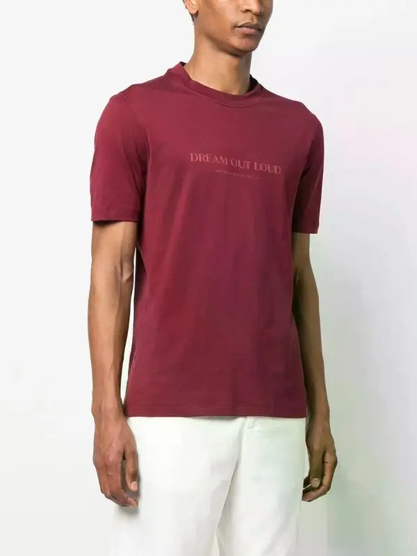 Brunello Cucinelli Slogan-print Cotton T-shirt