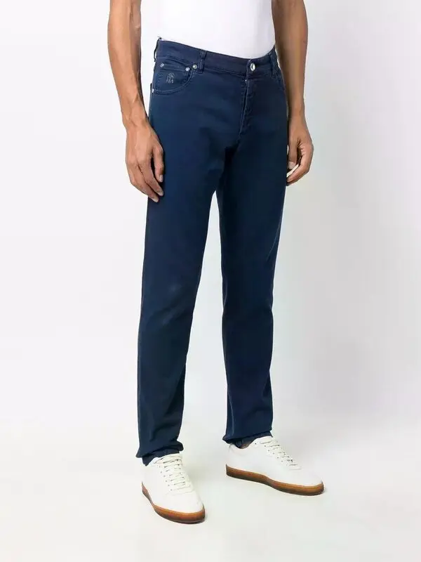 Brunello Cucinelli Dyed Straight-leg Jeans