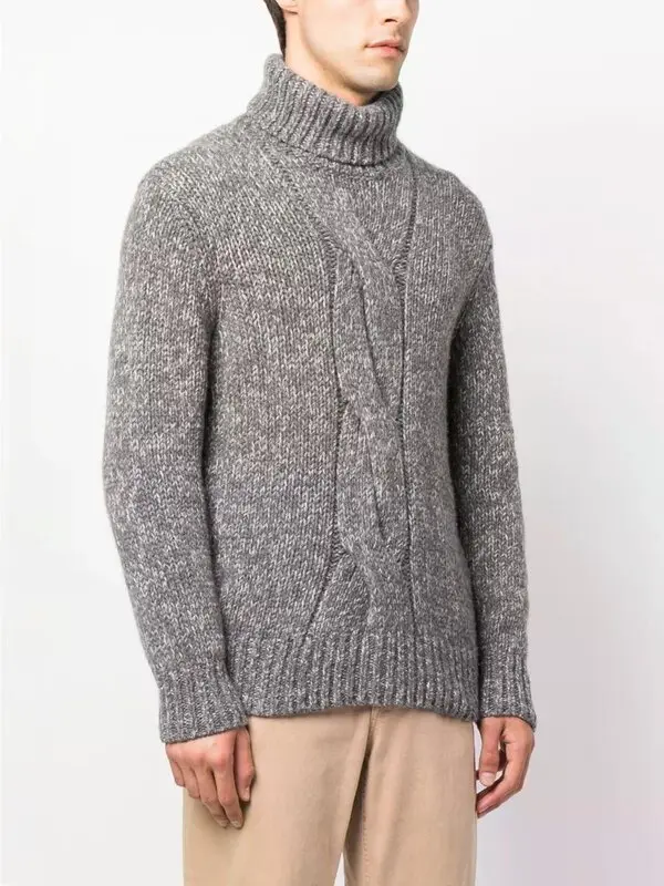 Brunello Cucinelli Cable-knit Roll-neck Sweater