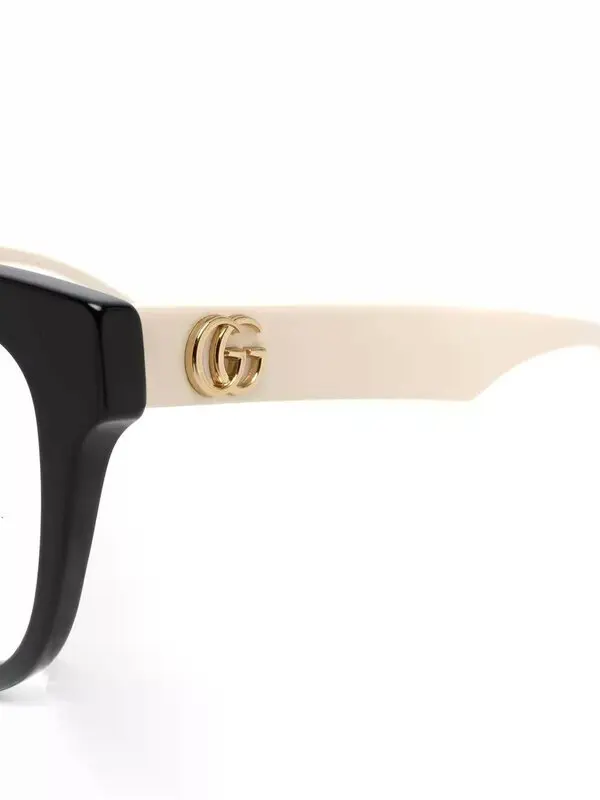 Gucci Square-frame Clear Glasses