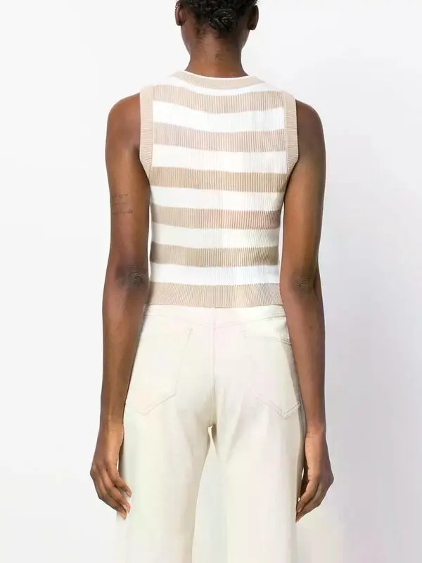 Brunello Cucinelli Striped Knitted Vest