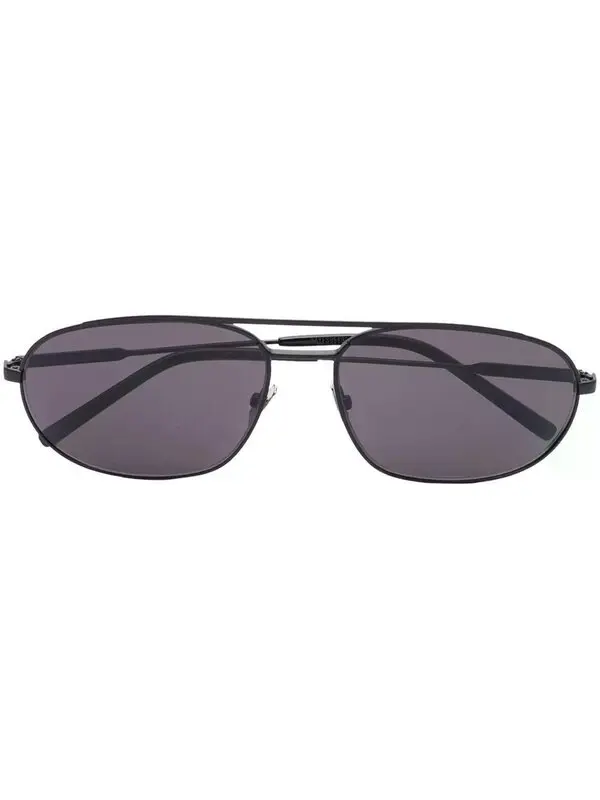 Saint Laurent Sl 561 Edgy Pilot-frame Sunglasses - Black