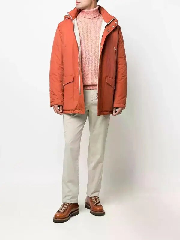 Brunello Cucinelli Detachable-hood Padded Coat
