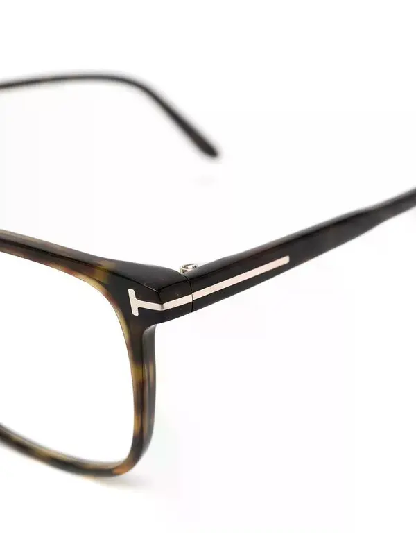 TOM FORD Round-frame Tortoiseshell Glasses