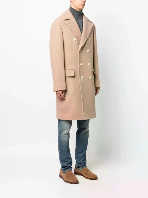 Brunello Cucinelli Double-breasted Wool-blend Coat