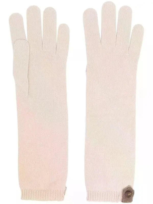 Brunello Cucinelli Fine-knit Cashmere Gloves - Neutrals