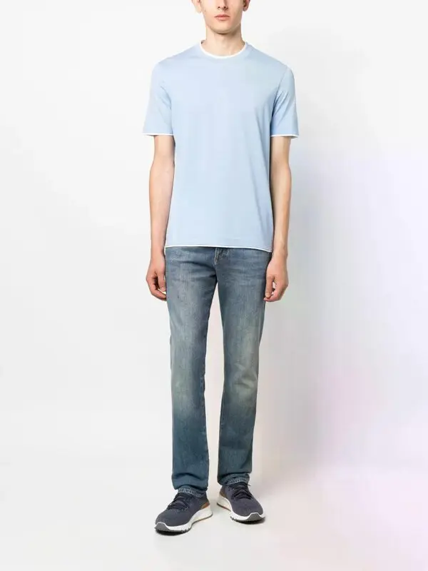 Brunello Cucinelli Crew-neck Cotton T-shirt