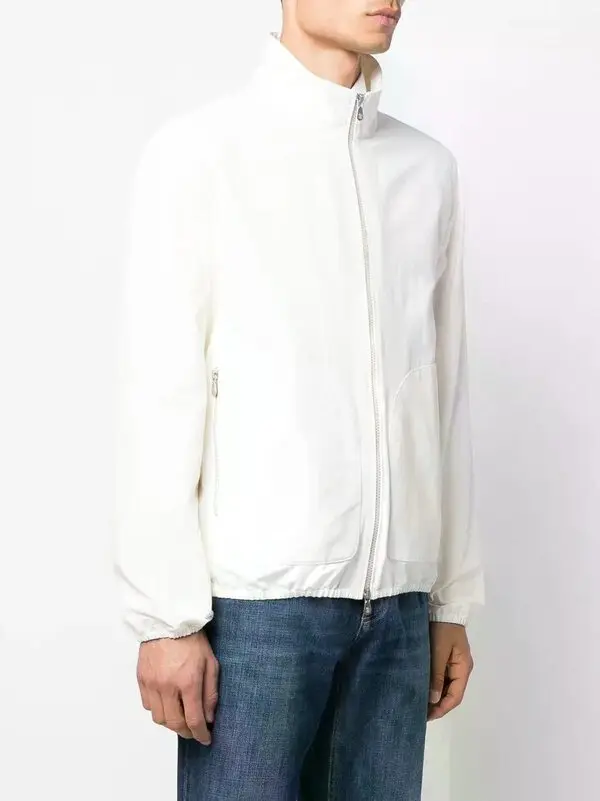 Brunello Cucinelli Funnel-neck Cotton Jacket