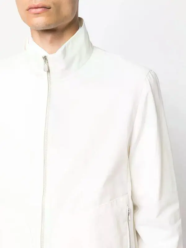 Brunello Cucinelli Funnel-neck Cotton Jacket