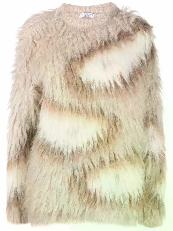 Brunello Cucinelli Mock Neck Mohair Sweater