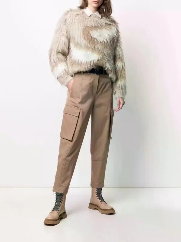 Brunello Cucinelli Mock Neck Mohair Sweater