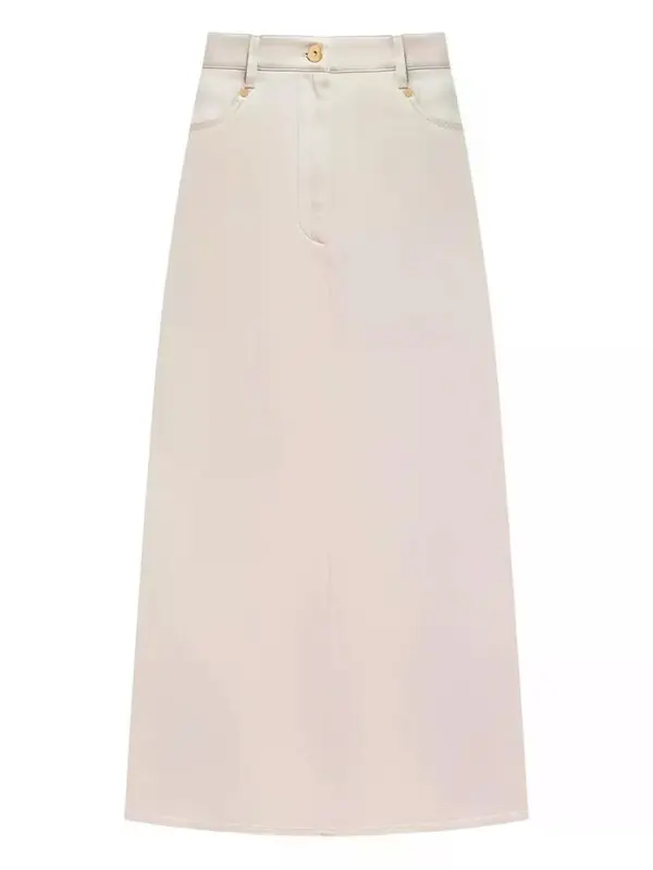Brunello Cucinelli Pocket-detail Midi Skirt