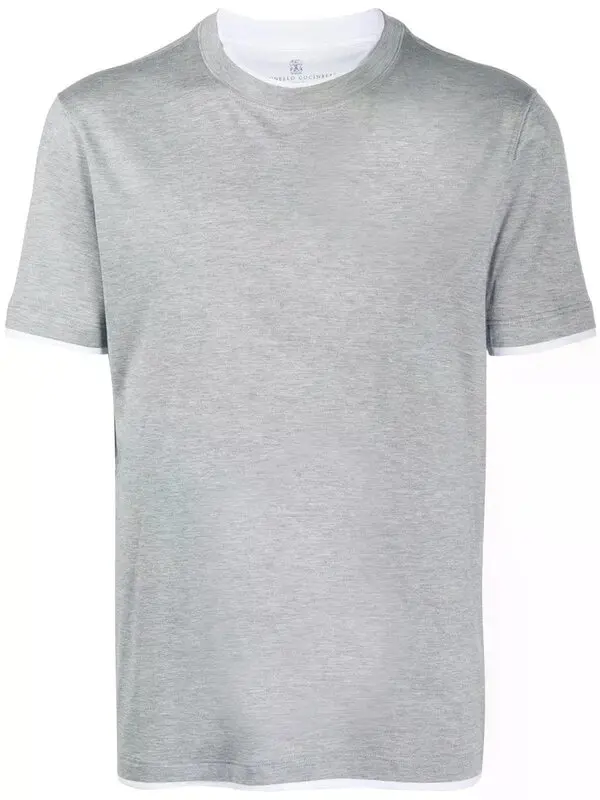 Brunello Cucinelli Layered-effect T-shirt