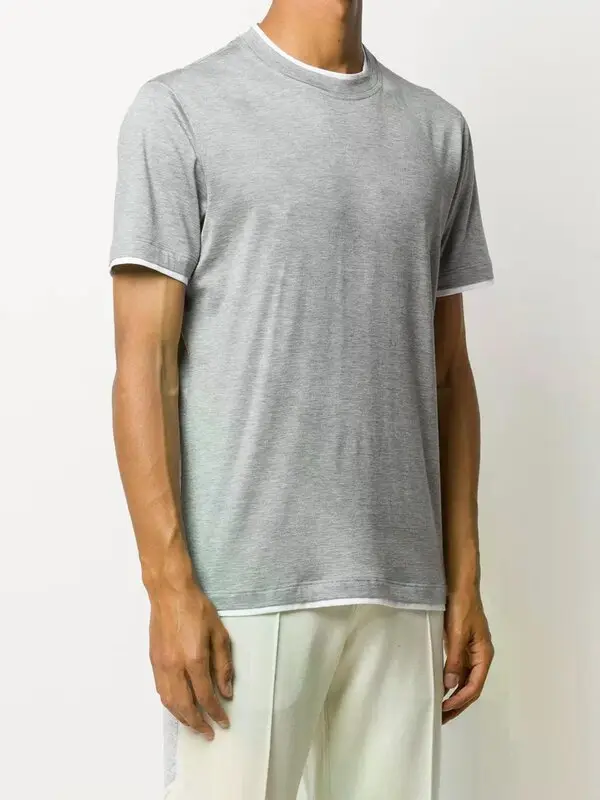 Brunello Cucinelli Layered-effect T-shirt