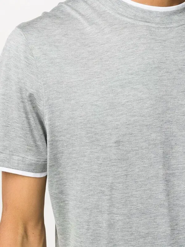 Brunello Cucinelli Layered-effect T-shirt