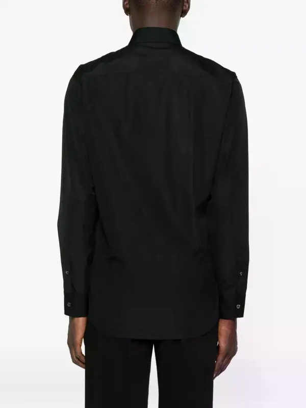 Dsquared2 Logo-detail Cotton Shirt - Black