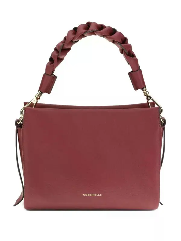COCCINELLE Boheme Leather Tote Bag - Red