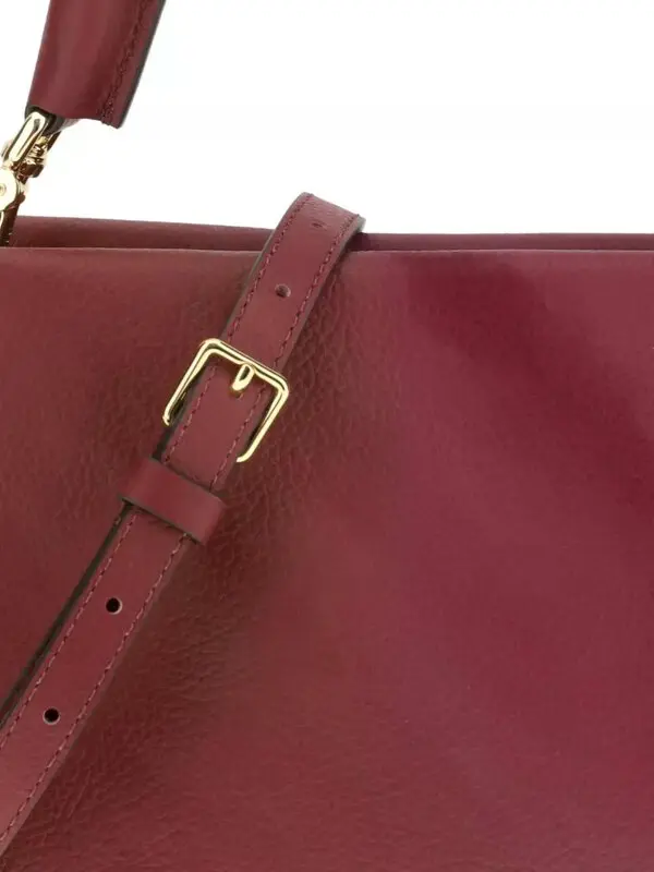 COCCINELLE Boheme Leather Tote Bag - Red