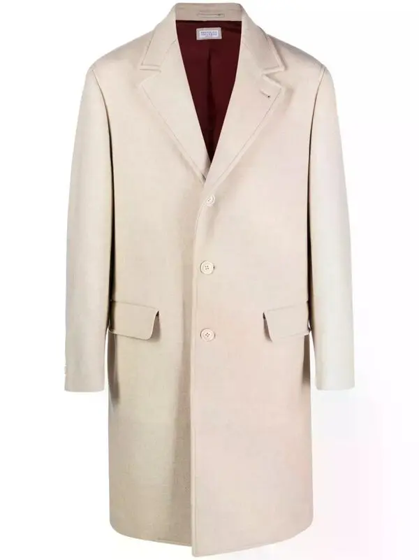 Brunello Cucinelli Notched-lapels Single-breasted Coat
