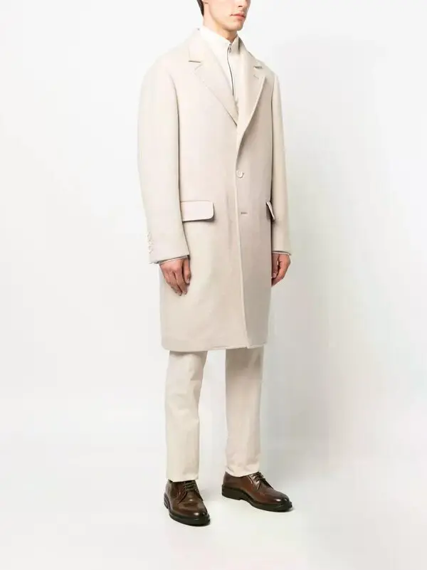 Brunello Cucinelli Notched-lapels Single-breasted Coat