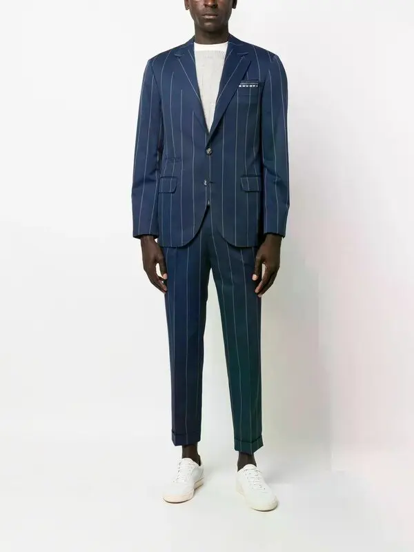 Brunello Cucinelli Pinstripe-print Single-breasted Blazer