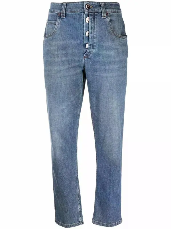 Brunello Cucinelli Mid-rise Straight-leg Jeans