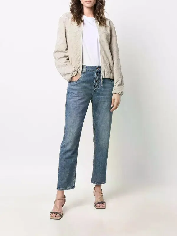 Brunello Cucinelli Mid-rise Straight-leg Jeans