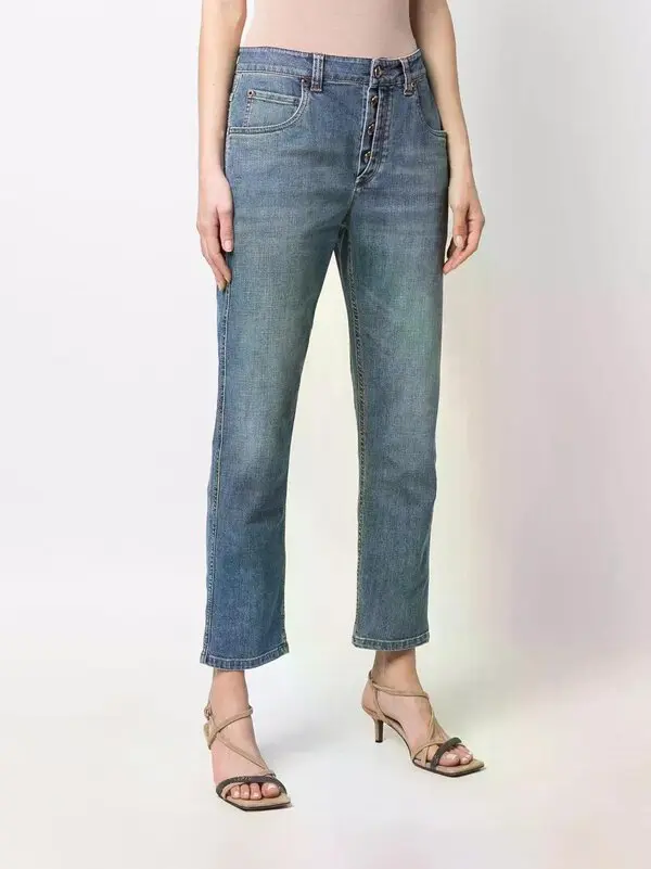 Brunello Cucinelli Mid-rise Straight-leg Jeans