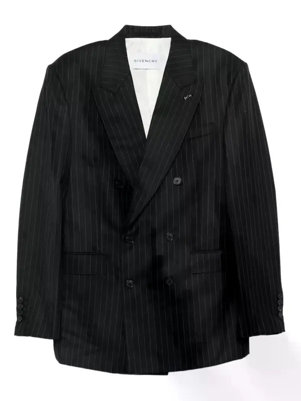 Givenchy Stripe-pattern Double-breasted Blazer