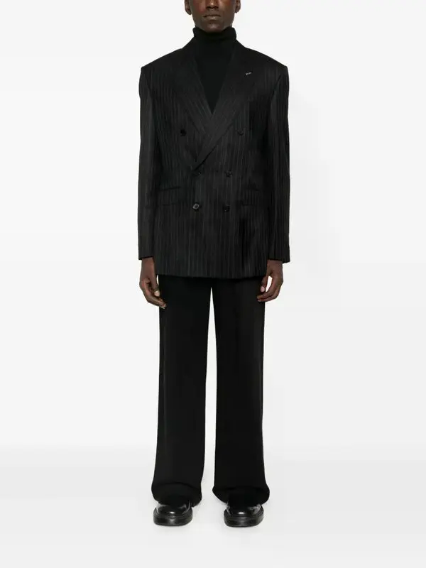 Givenchy Stripe-pattern Double-breasted Blazer