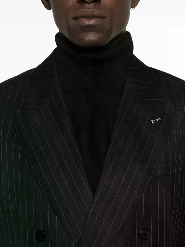 Givenchy Stripe-pattern Double-breasted Blazer