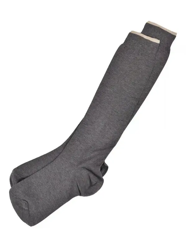 Brunello Cucinelli Cashmere Socks - Grey