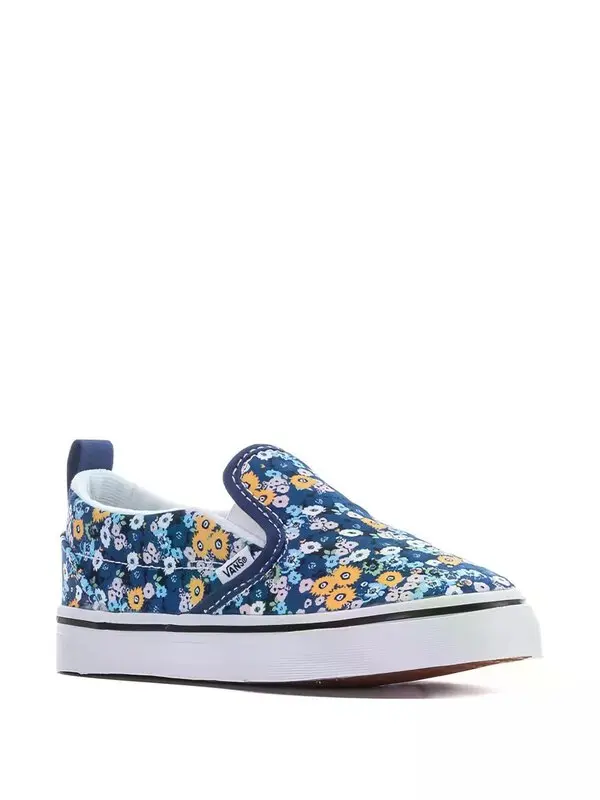VANS Floral-print Slip-on Sneakers