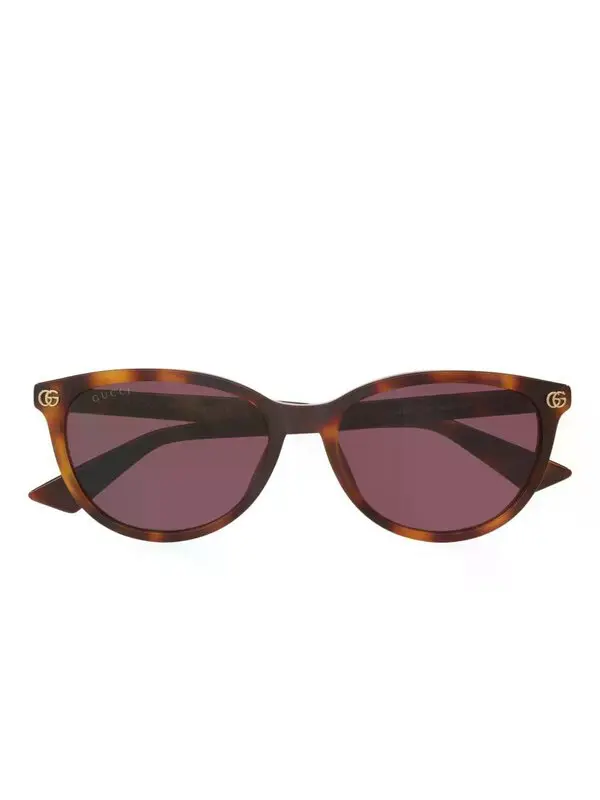 Gucci Gg-logo Tortoiseshell Sunglasses
