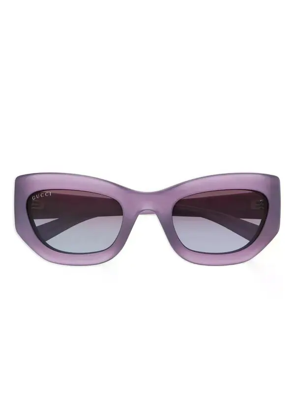 Gucci Acetate Cat-eye Sunglasses - Purple