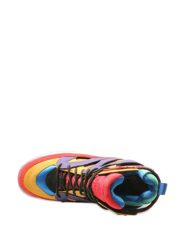 EWING Multicoloured Cut-out High-top Trainers