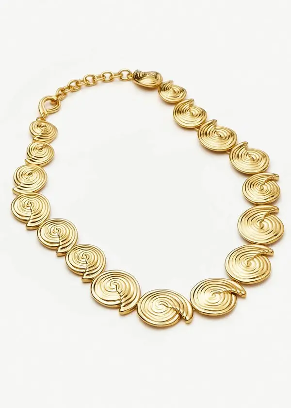 MISSOMA Spiral Statement Chain Necklace