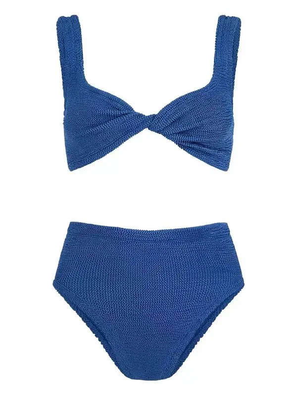Hunza G Jamie Knotted Bikini - Blue