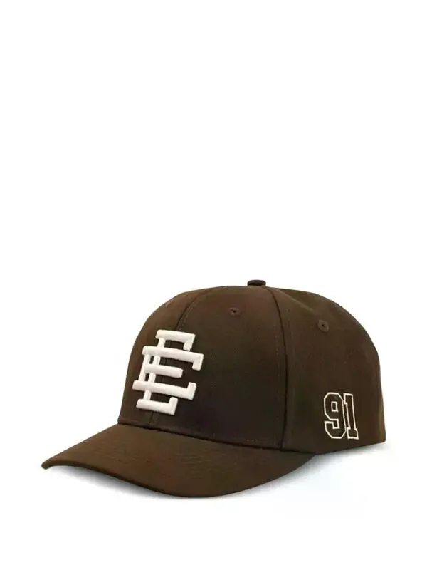 ERIC EMANUEL Logo-embroidered Baseball Cap - Brown