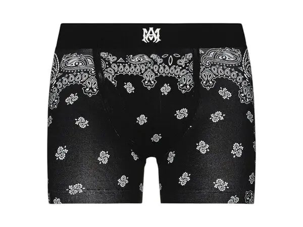 Amiri Bandana Boxers - Black/white