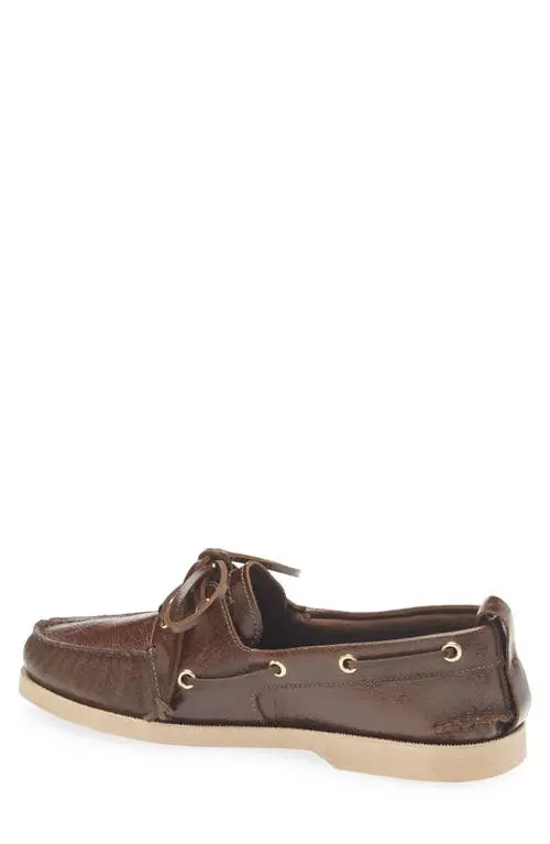 GOLDEN GOOSE Moc Toe Boat Shoe